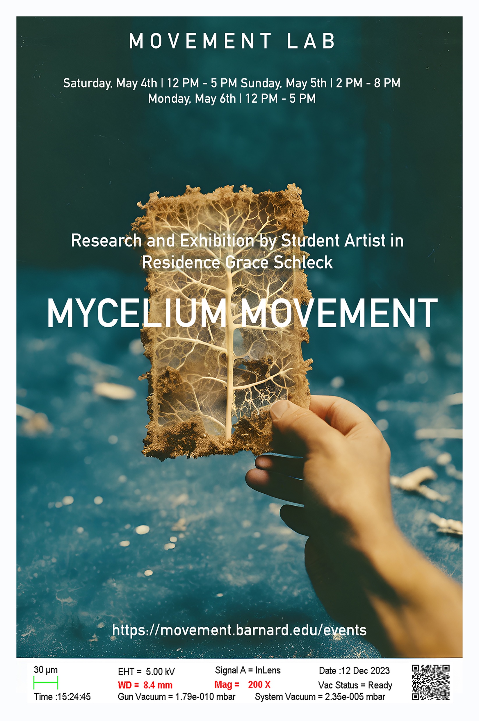 Mycelium Movement: Research and Exhibition by Student Artist in Residence Grace Schleck ...